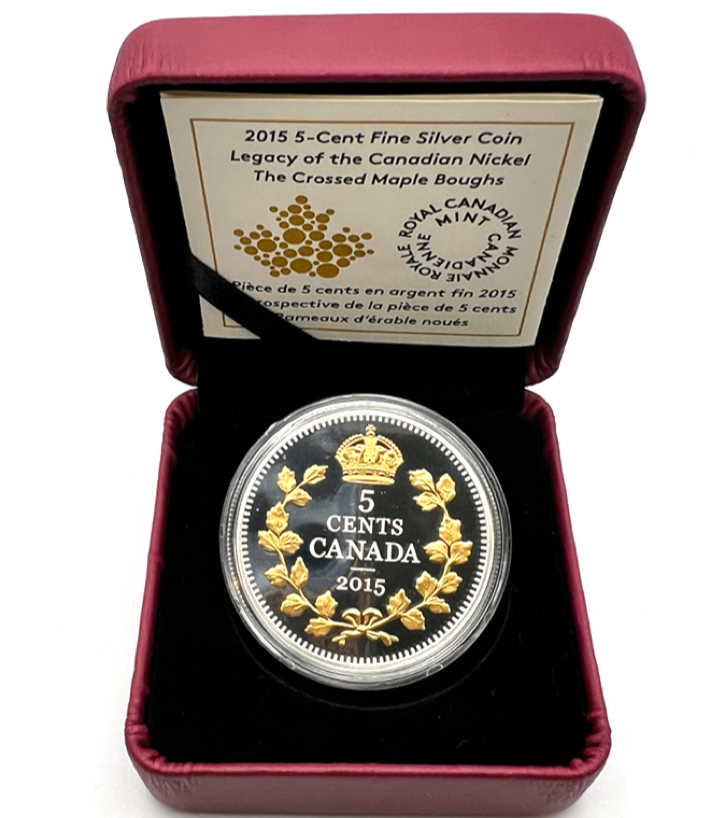 2015 Canada Five Cents Fine Silver-legacy of the Canadian 2015 Canada Five Cents Fine Silver-legacy of the Canadian