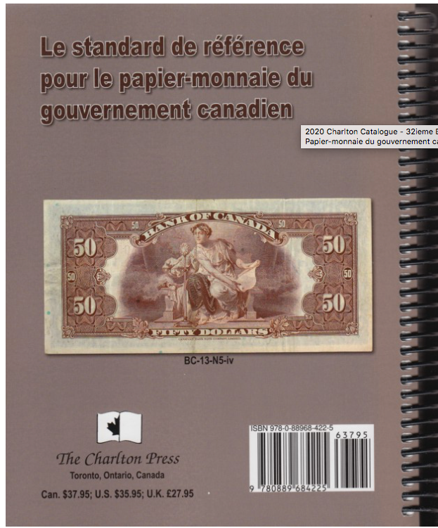 2022 CANADIAN GOVERNMENT PAPER MONEY, 33ST EDITION – Trade your coins